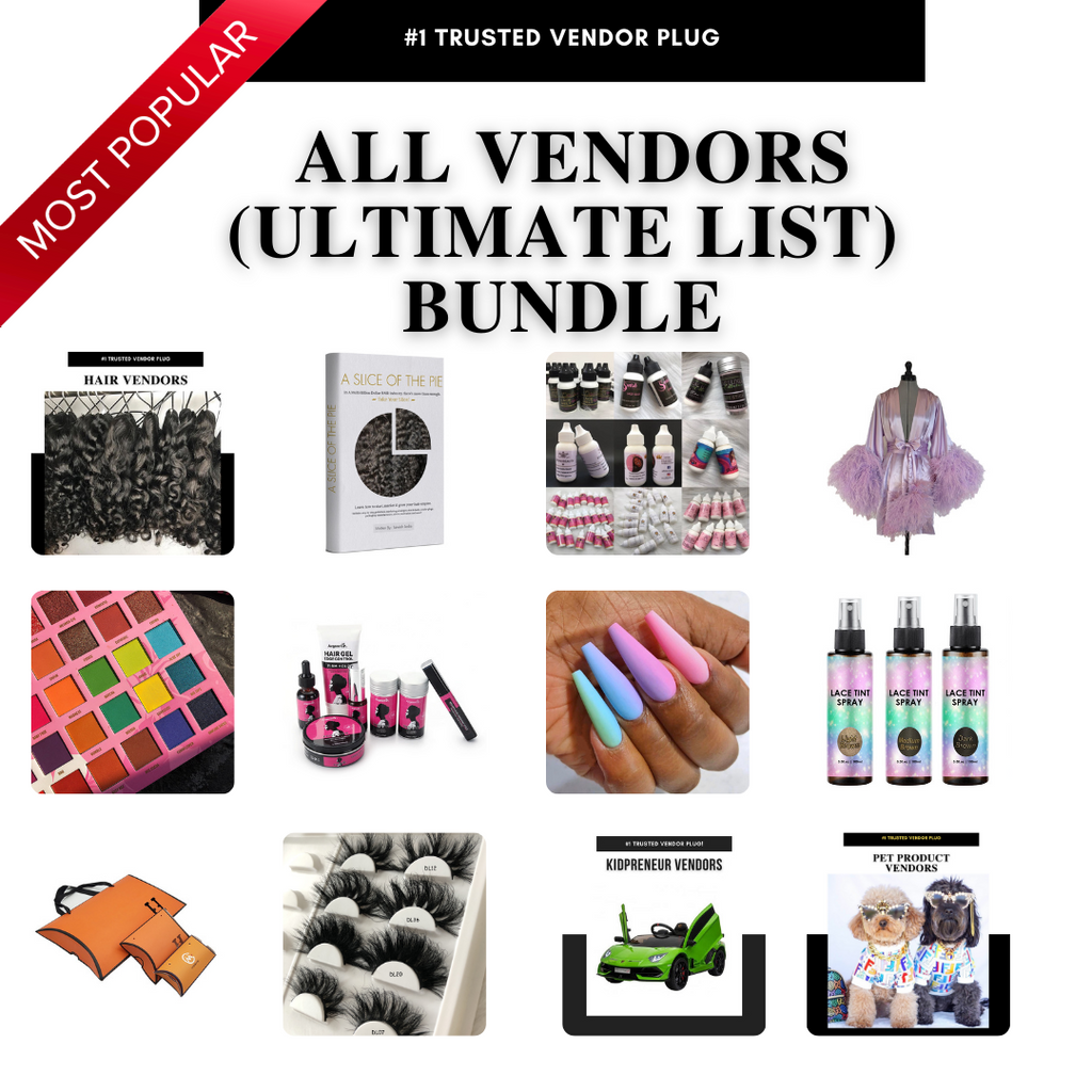 ALL VENDORS (ULTIMATE LIST) BUNDLE! – Theultimatevendorlist